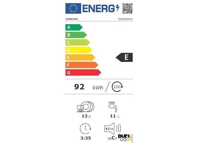 GORENJE GS642E90X Sudomašina