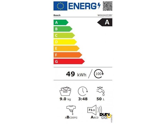 BOSCH WGG242Z2BY Veš mašina
