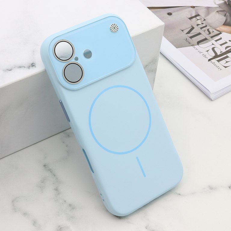 Zastitna maska (futrola) PASTEL DREAMS MagSafe - iPhone 17 plava (MS)