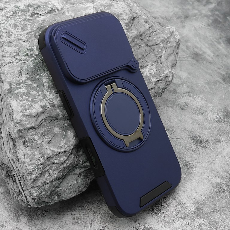 Zastitna maska (futrola) DEFENDER CAMSHIELD - iPhone 17 Pro plava (MS)
