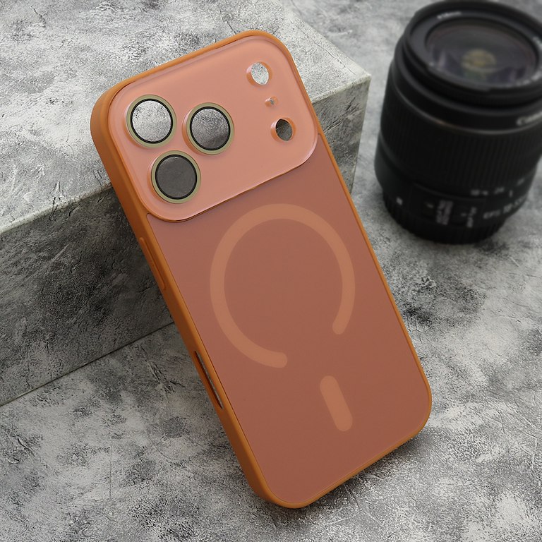 Zastitna maska (futrola) PASTELPOP MagSafe - iPhone 17 Pro narandzasta (MS)