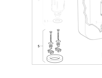 Komplet za pričvršćivanje Geberit AP117 238.190.00.1 – predzidni vodokotlić