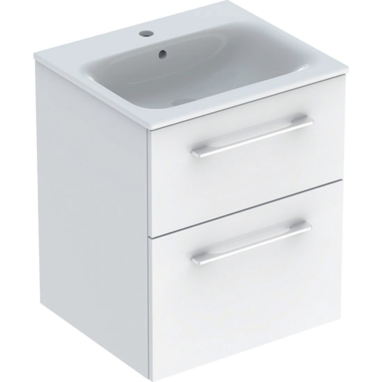 Geberit Selnova Square lavabo sa ormarićem, dve fioke 501.236.00.1