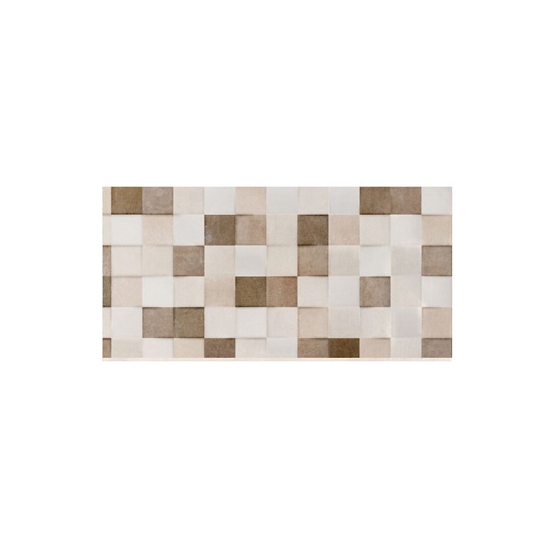 Keros Ceramica – Bronx Cubic Beige 25×50