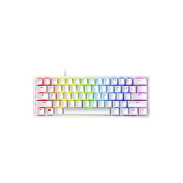RAZER Gejmerska tastatura Huntsman Mini Mercury Edition 60% Opto-Gaming (Linear Red Switch)
