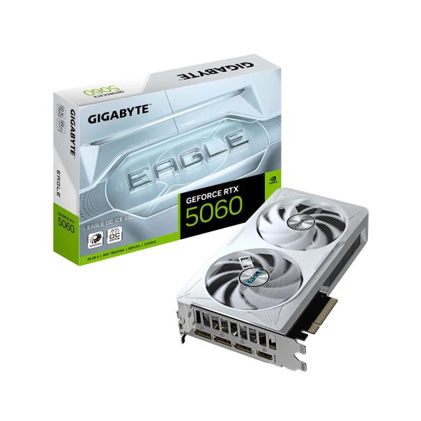 GIGABYTE nVidia GeForce RTX 5060 EAGLE 8GB 128bit GV-N5060EAGLEOC ICE-8GD rev. 1.0 grafička karta