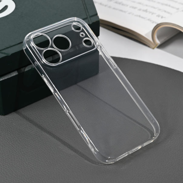 Maska za iPhone 17 Pro 63 silikonska Skin transparent