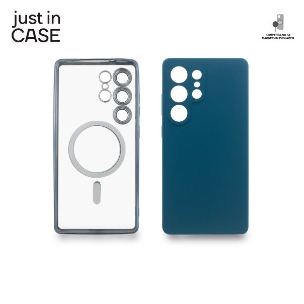 JUST IN CASE 2u1 Extra case MAG MIX PLUS paket maski za Samsung S25 Ultra, plava