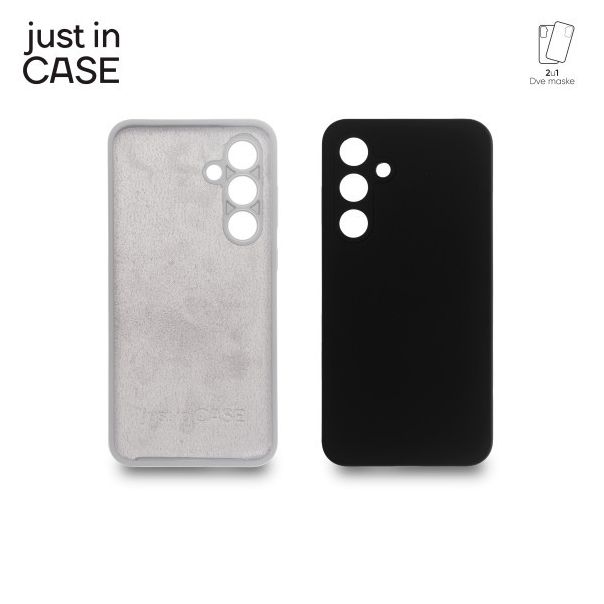 JUST IN CASE 2u1 Extra case MIX PLUS paket maski za Samsung S24 FE, crna