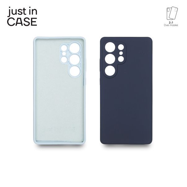 JUST IN CASE 2u1 Extra case MIX PLUS paket maski za Samsung S25 Ultra, plava