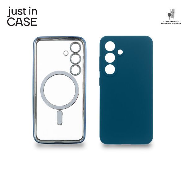 JUST IN CASE 2u1 Extra case MAG MIX PLUS paket mski za Samsung S25, plava