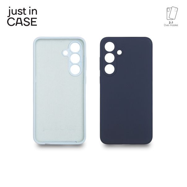 JUST IN CASE 2u1 Extra case MIX PLUS paket maski za Samsung S25 Plus, plava