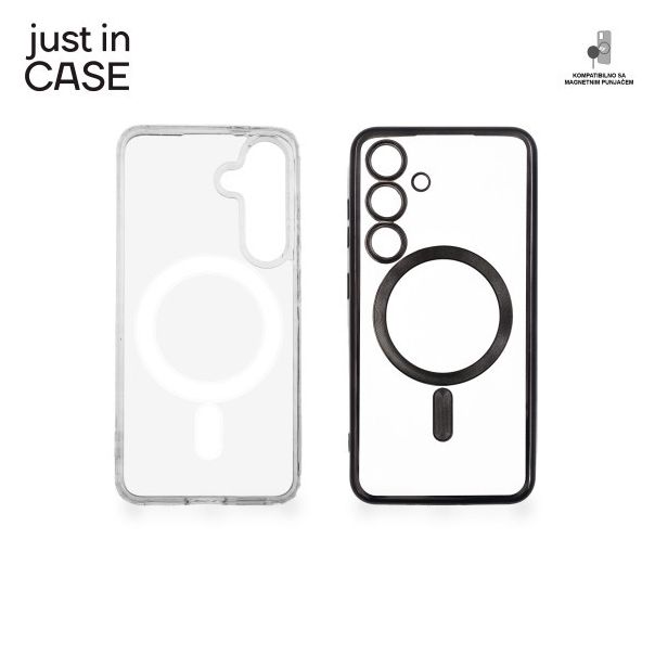 JUST IN CASE 2u1 Extra case MAG MIX paket maski za Samsung S25, crna