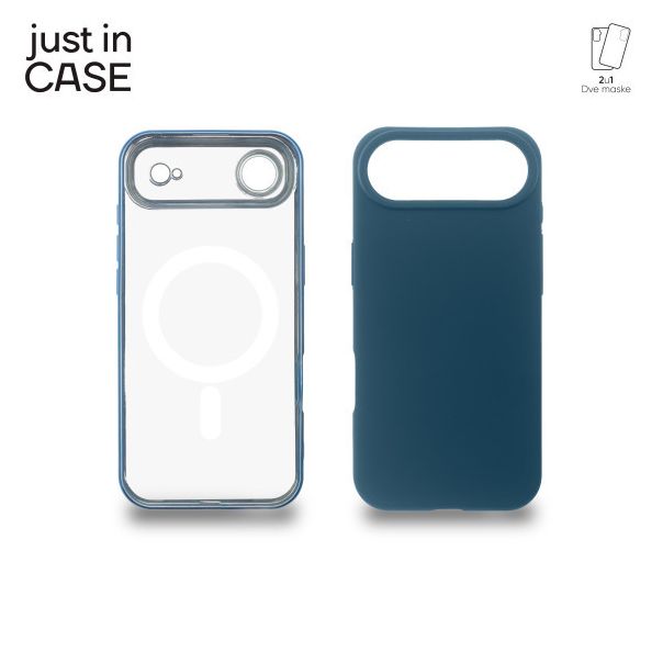 JUST IN CASE 2u1 Extra case MAG MIX PLUS paket maski za iPhone 17 Air, plava