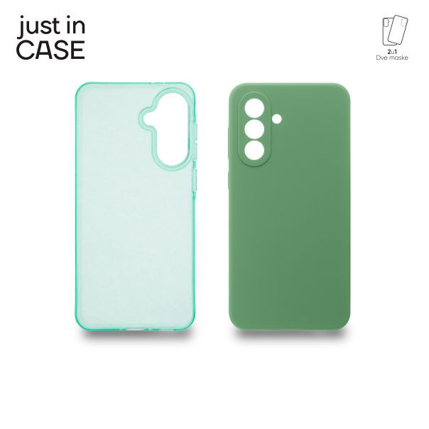 JUST IN CASE 2u1 Extra case MIX paket maski za Samsung A56, zelena