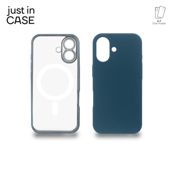 JUST IN CASE 2u1 Extra case MAG MIX PLUS paket maski za iPhone 17, plava