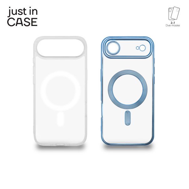 JUST IN CASE 2u1 Extra case MAG MIX paket maski za iPhone 17 Air, plava