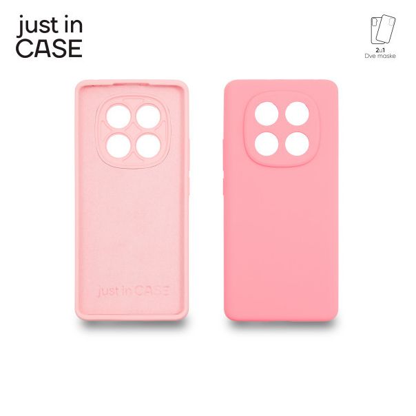 JUST IN CASE 2u1 Extra case MIX PLUS paket maski za Redmi Note 14 Pro 4G, roza