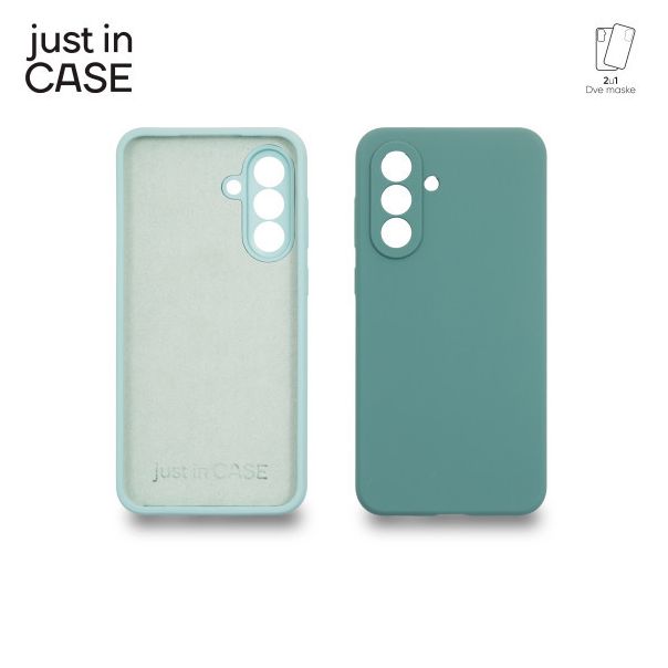 JUST IN CASE 2u1 Extra case MIX PLUS paket maski za Samsung A56, zelena