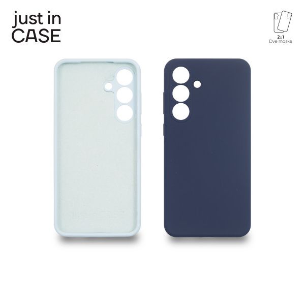 JUST IN CASE 2u1 Extra case MIX PLUS paket maski za Samsung S25FE, plava