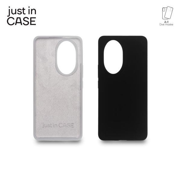 JUST IN CASE 2u1 Extra case MIX PLUS paket maski za Honor 200 Pro, crna