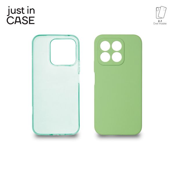 JUST IN CASE 2u1 Extra case MIX paket maski za Honor X8B, zelena