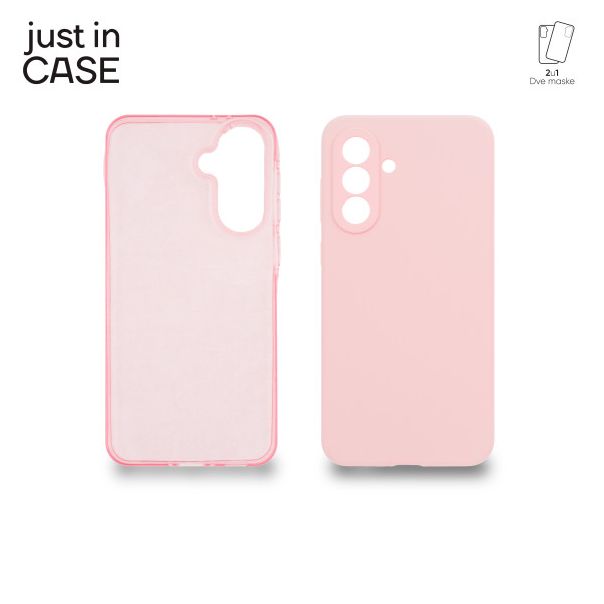 JUST IN CASE 2u1 Extra case MIX paket maski za Samsung Galaxy A56, roza