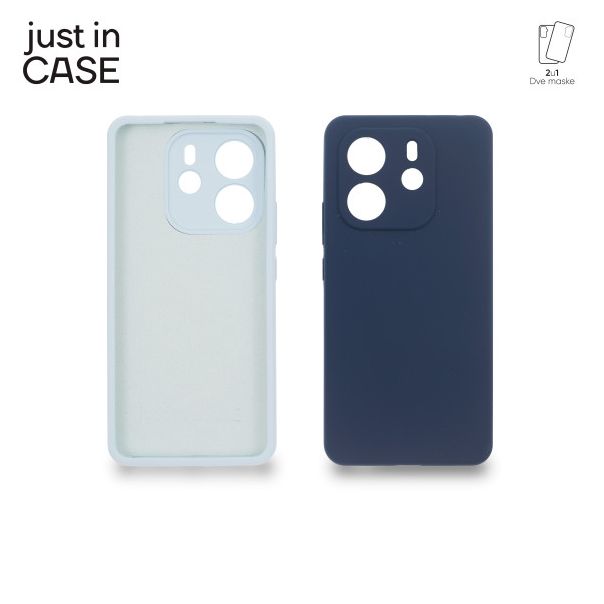 JUST IN CASE 2u1 Extra case MIX PLUS paket maski za Redmi Note 14, plava