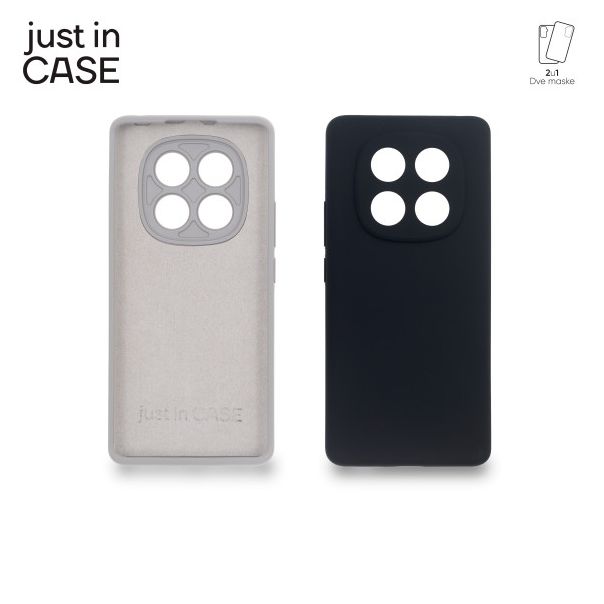 JUST IN CASE 2u1 Extra case MIX PLUS paket maski za Redmi Note 14 Pro 4G, crna