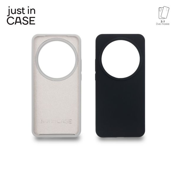 JUST IN CASE 2u1 Extra case MIX PLUS paket maski za Xiaomi 15 Ultra, crna