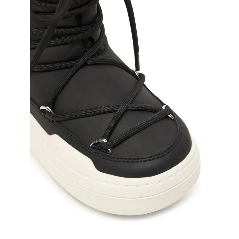 MOON BOOT JR PARK TUBE LACE WP BLACK