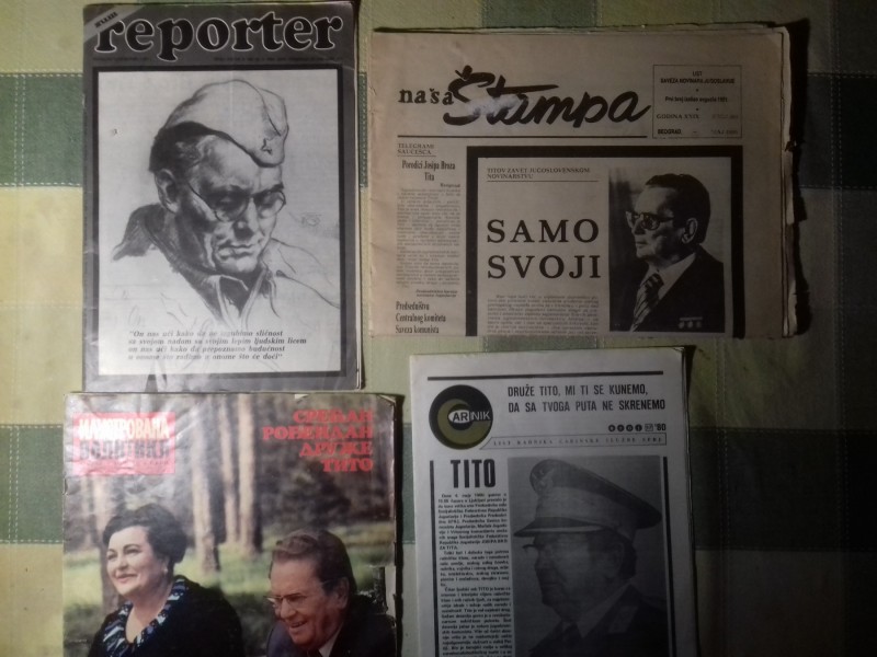 Tito - 4 štampana izdanja (3 povodom smrti)