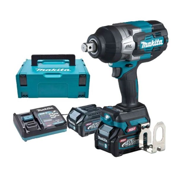 MAKITA Akumulatorski udarni odvrtač 40V XGT 2x4,0Ah TW001GM201