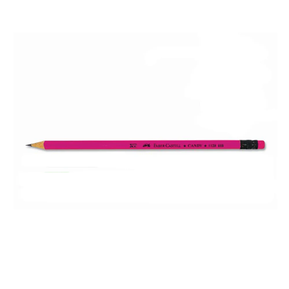 Faber Castell Grafitna olovka Faber Castel Candy HB sa gum. 1/72 112872