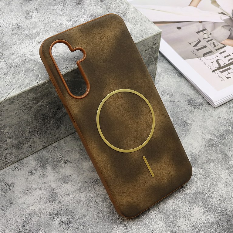 Zastitna maska (futrola) LUX SKIN MagSafe - Samsung A166 Galaxy A16 5G zlatna (MS)