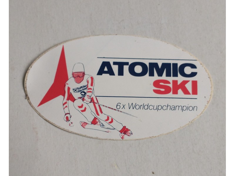 nalepnica ATOMIC SKI 2