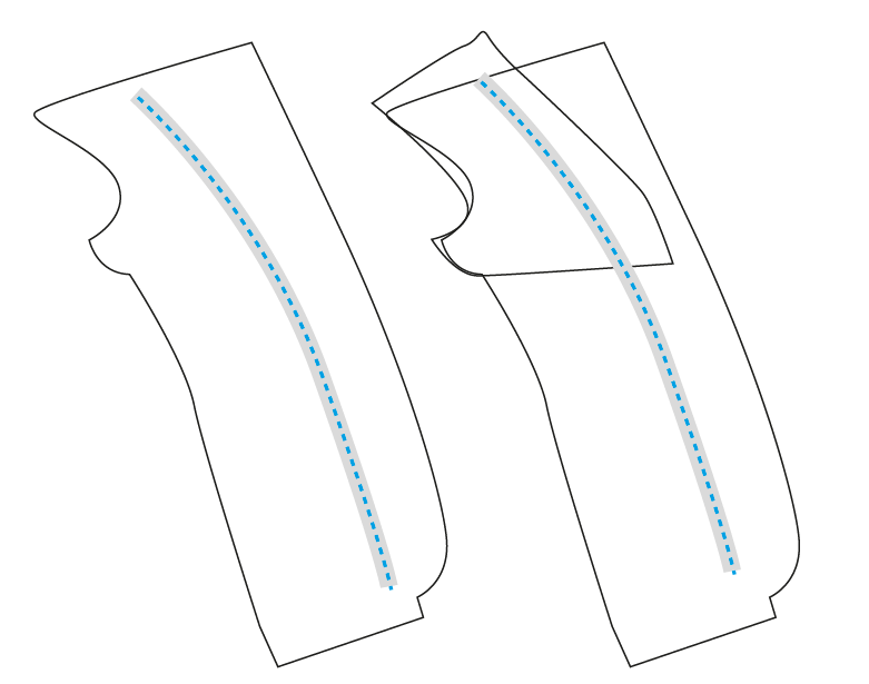 Automat za našivanje ojačanja na prednjici sakoa Robotech
