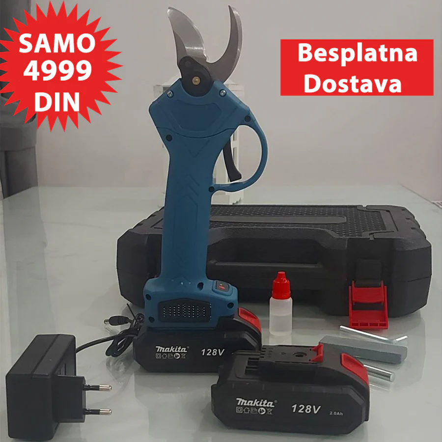 Aku Makaze za secenje voca 128V-Besplatna Dostava