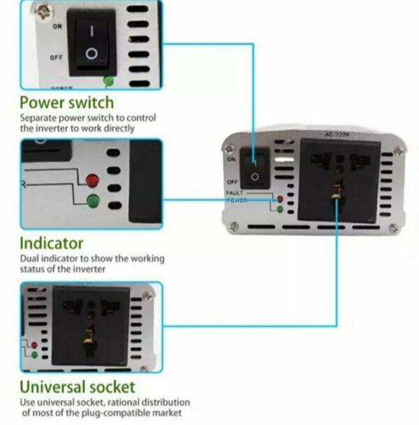 Pretvarač napona 12-220-1500w – Pretvarač napona 12-220-1500w