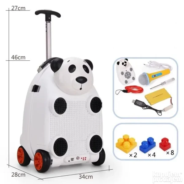 Bluetooth karaoke zvučnik za decu panda – Bluetooth karaoke zvučnik za decu panda