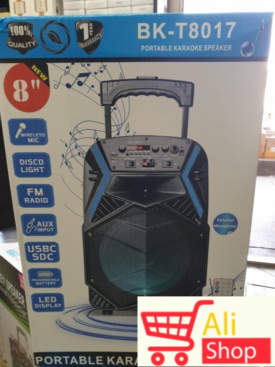 Bluetooth zvučnik karaoke + mikrofon BK-T8017