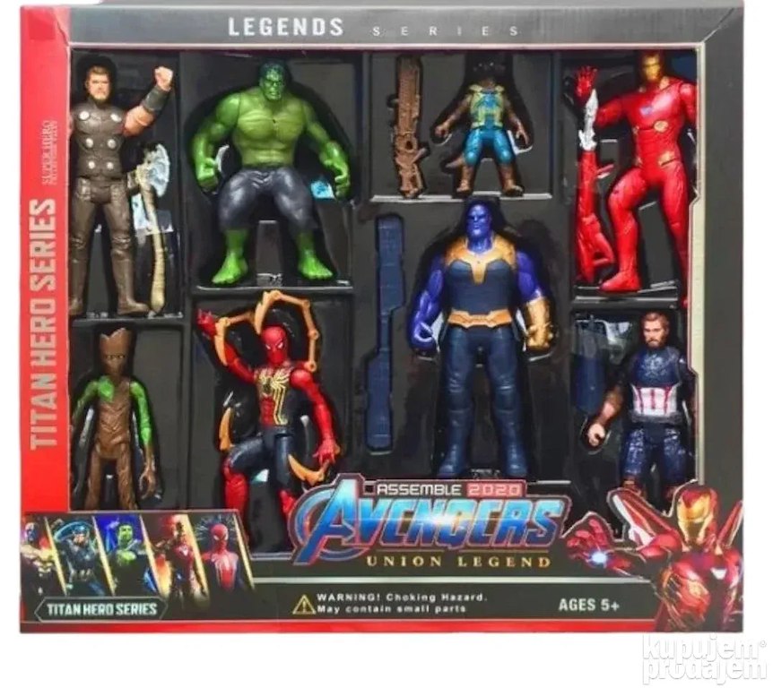 Avengers 8u1 Set heroja