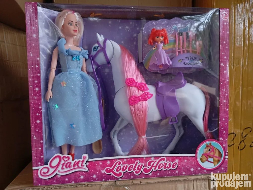 Barbie lutka sa konjićem sa dodacima