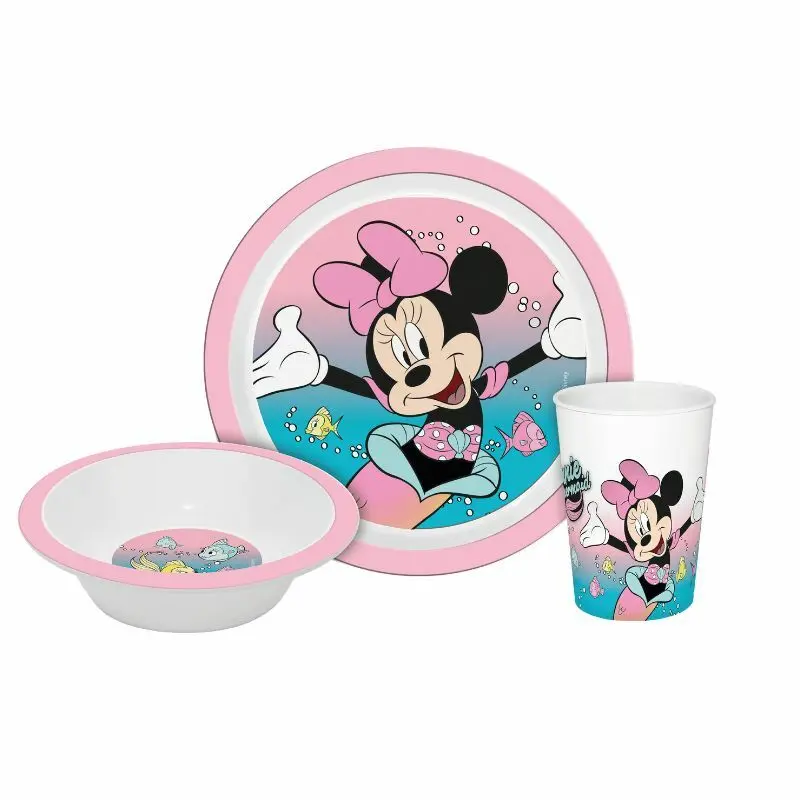 Dečiji set za užinu Minnie Mouse, 3 komada