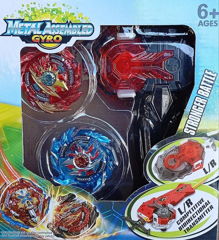 Beyblada metalne čigre king helios zone 1b i super hyperion