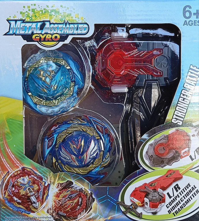 Beyblada metalne čigre savior Valkyrie i cyclone belial