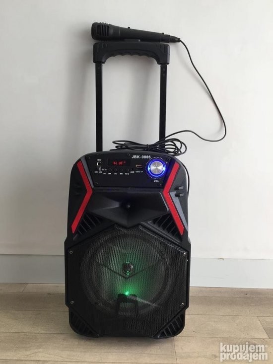 Veliki Bluetooth Karaoke Zvucnik JBK-0806 Naji na trzistu