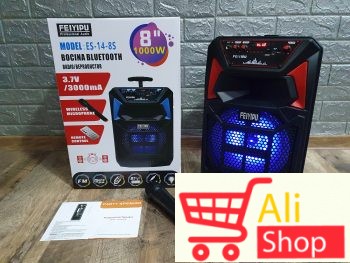 Veliki Karaoke Bluetooth Zvucnik + Bezicni Mikrofon