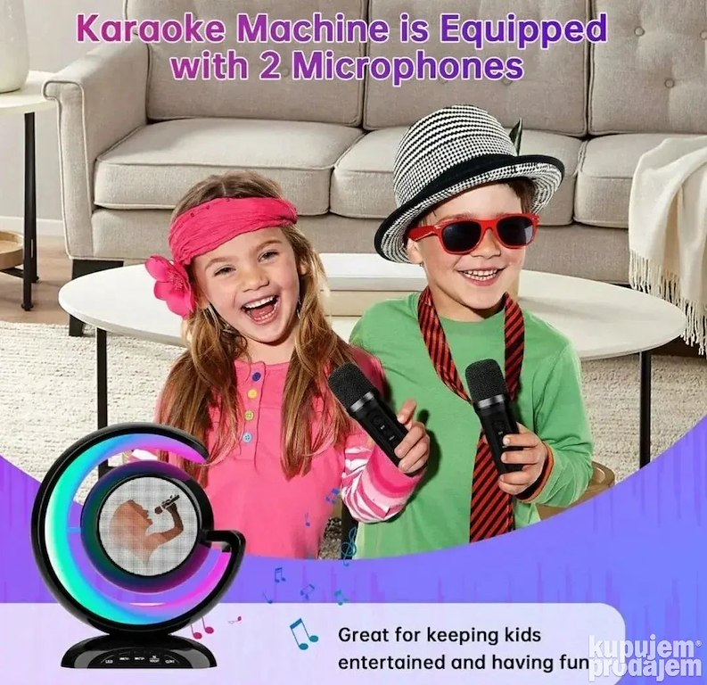 Bluetooth karaoke set 3 u 1
