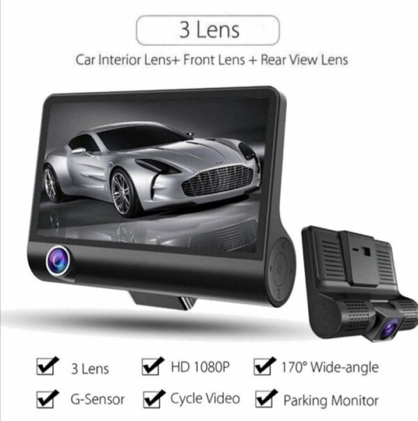 Auto kamera 3 u 1 Auto kamera Full HD unutrasnja i zadnja – Auto kamera 3 u 1 Auto kamera Full HD unutrasnja i zadnja